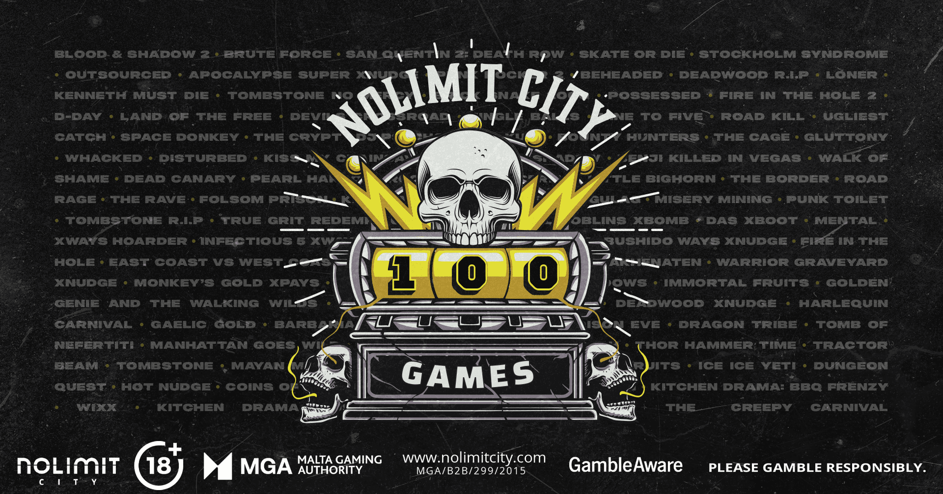 We’ve made 100 Games! - Nolimit City