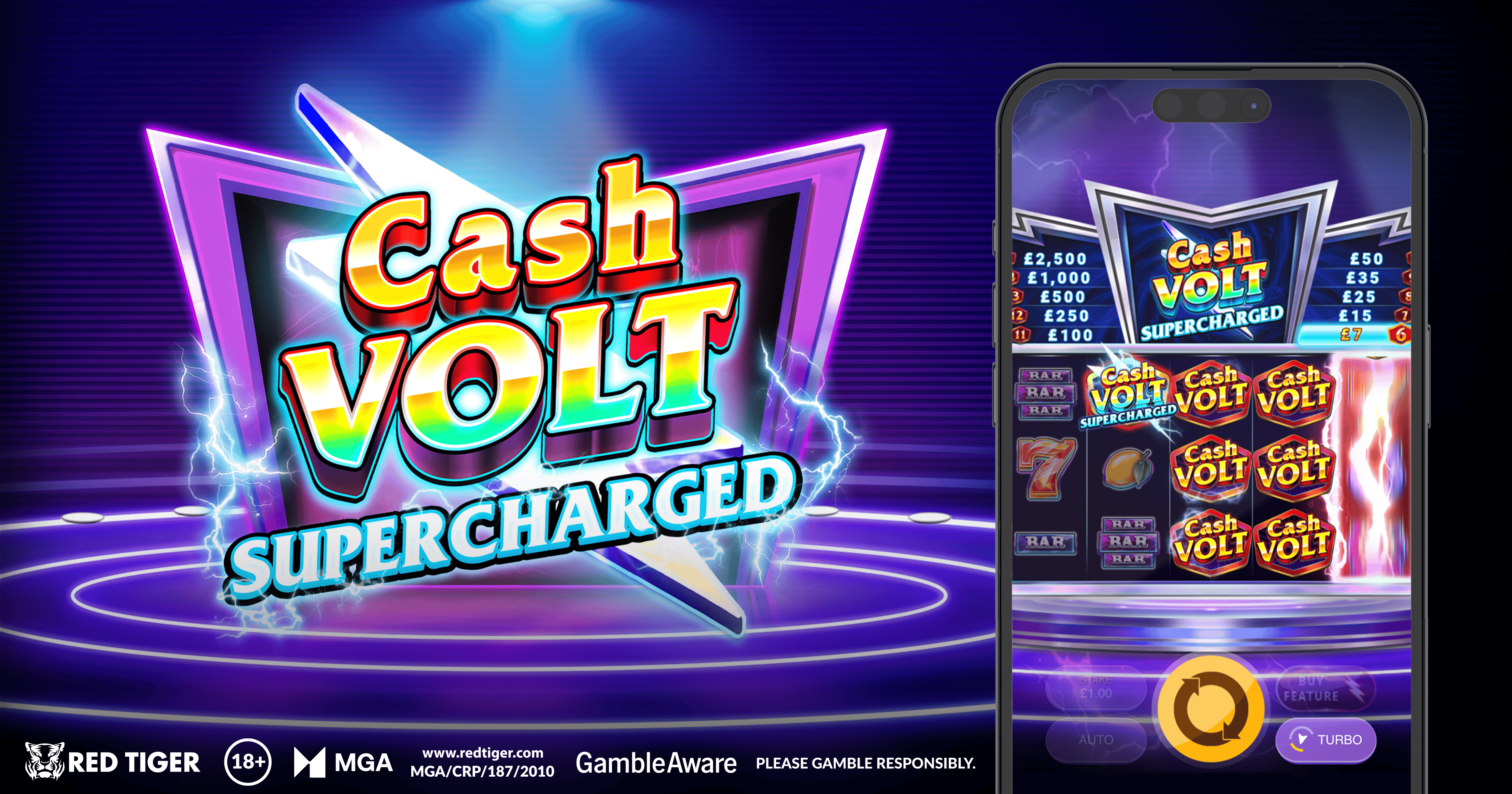 Cash Volt Supercharged - A Slot by Red Tiger